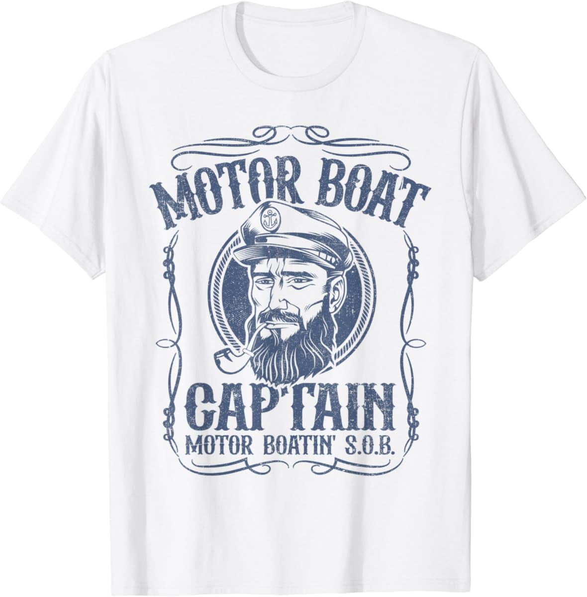 Hot Trending Mens Motor Boat Captain Funny Pontoon Boating Motor Boatin ...