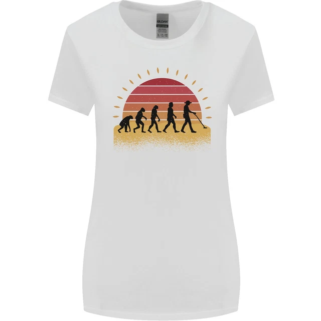Hot Trending Metal Detecting Evolution Detector T-Shirt Design Preview ...