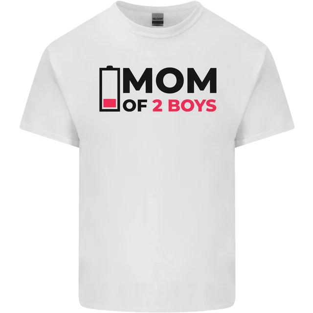 Hot Trending Mom of Two Boys Funny Mothers Day T-Shirt Design Preview ...