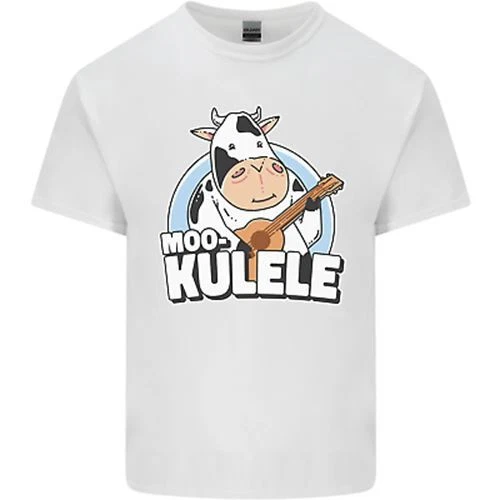 Hot Trending Mookulele Funny Cow Playing Ukulele Guitar T-Shirt Design ...