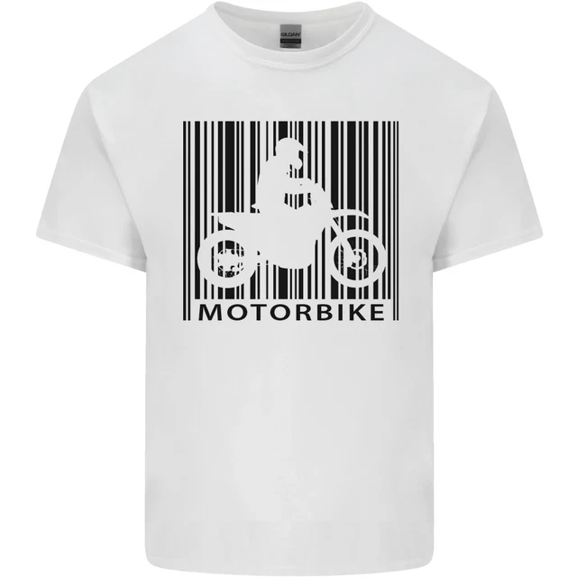 Hot Trending Motorbike Barcode Biker Motorcycle T-Shirt Design Preview ...