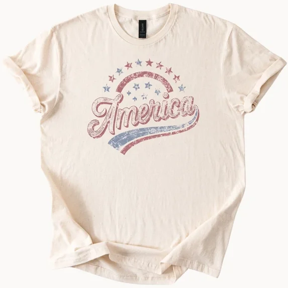 Hot Trending Patriotic America Stars Stripes Graphic Tee Design Preview ...