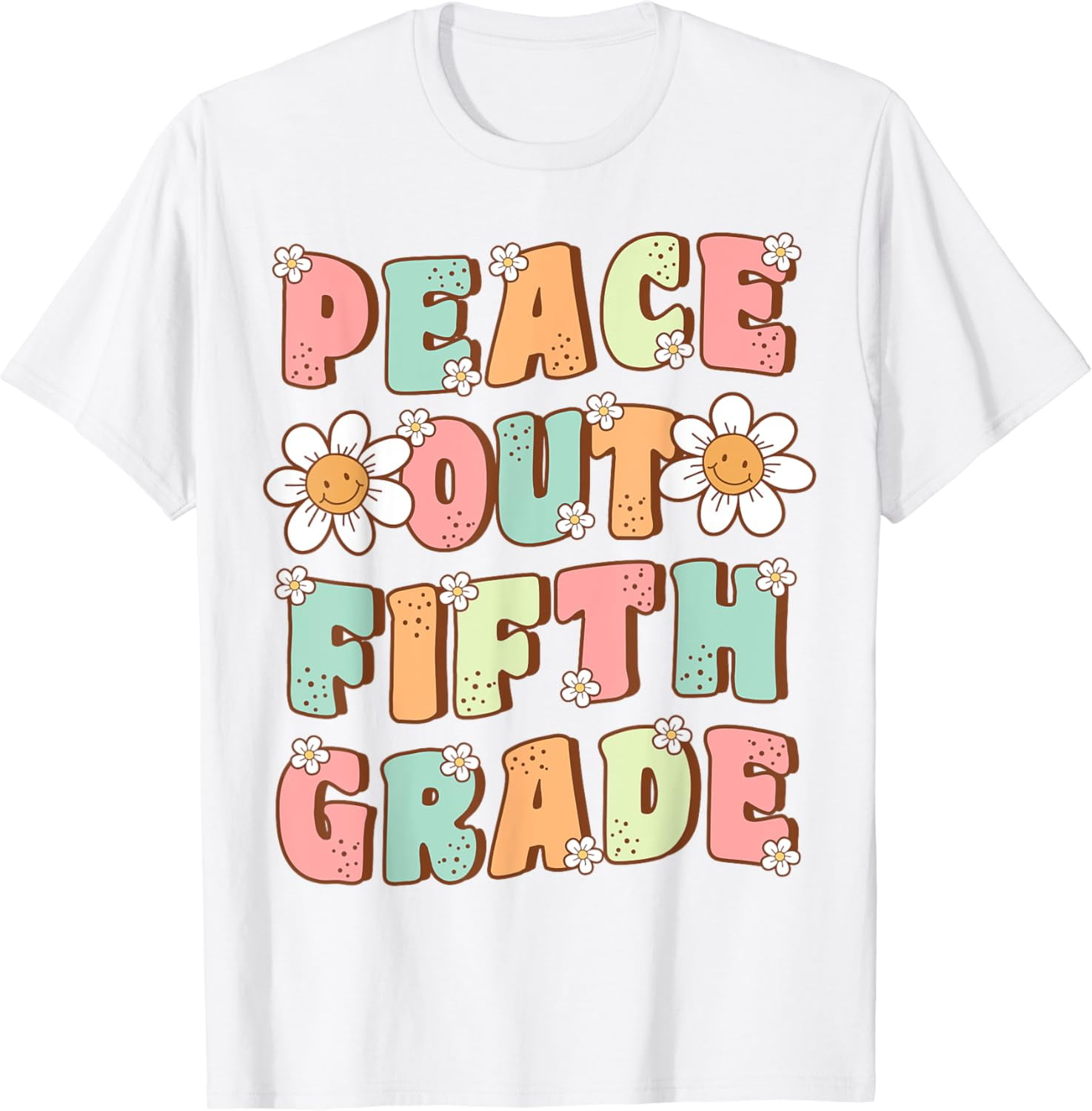 Hot Trending Peace Out Fifth Grade Cute Groovy Last Day Of 5Th Grade ...