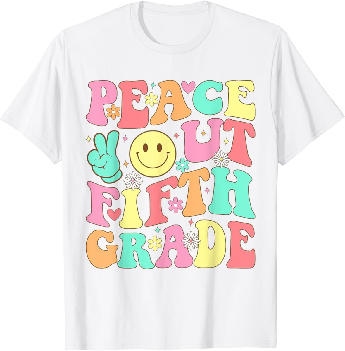 Hot Trending Peace Out Fifth Grade Groovy 5th Grade Last day of school ...
