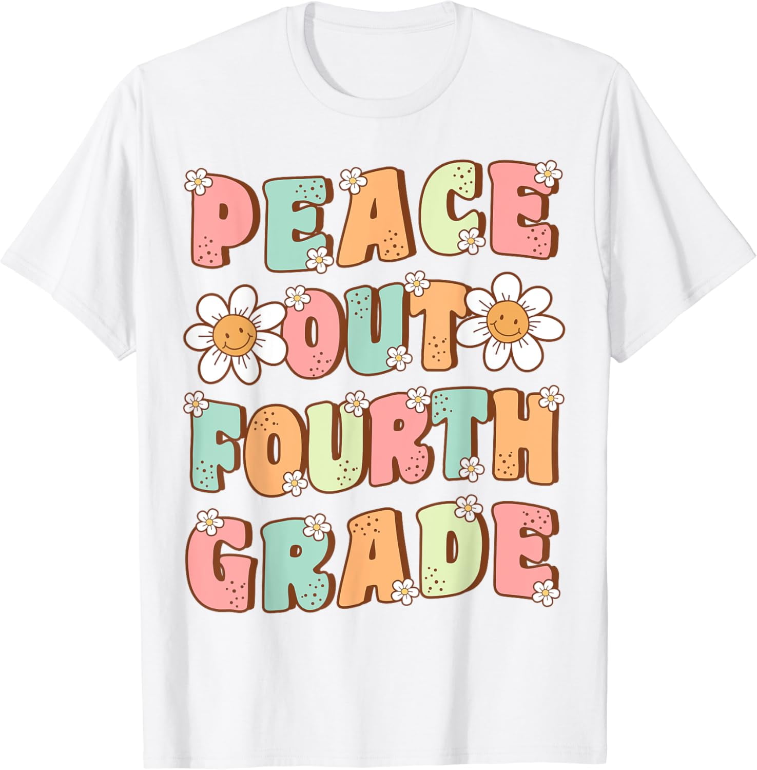 Hot Trending Peace Out Fourth Grade Cute Groovy Last Day Of 4Th Grade ...