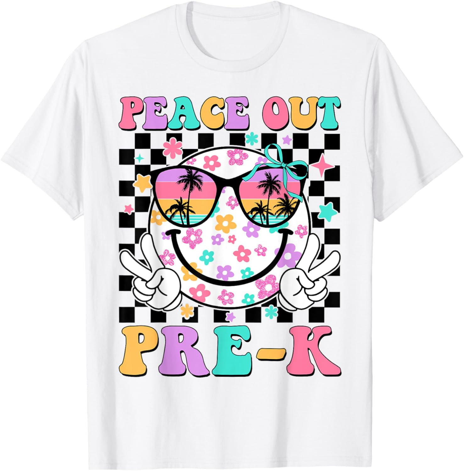 Hot Trending Peace Out Pre K Last Day Of School Pre-K Groovy Vintage ...