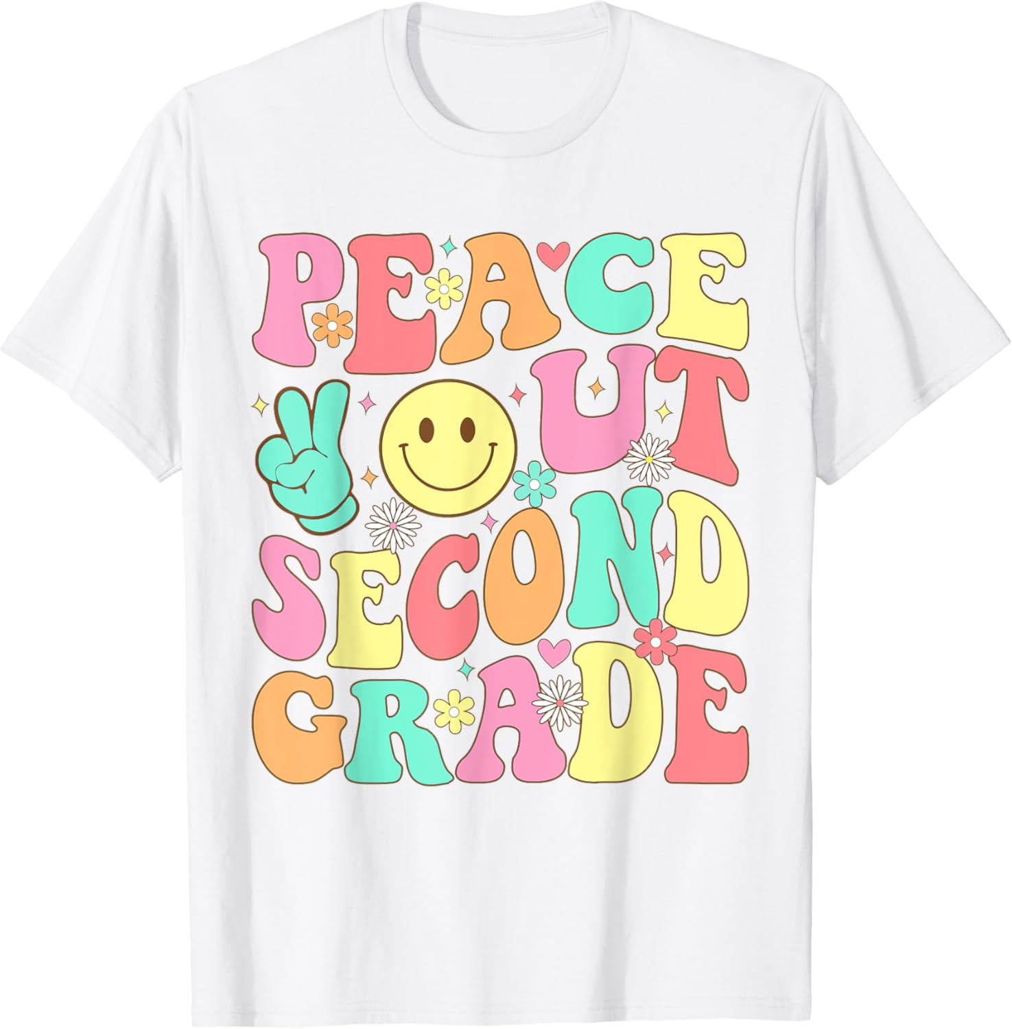 Hot Trending Peace Out Second Grade Groovy 2Nd Grade Last Day Of School ...
