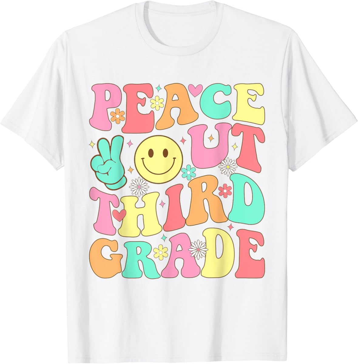 Hot Trending Peace Out Third Grade Groovy 3rd Grade Last day of school ...
