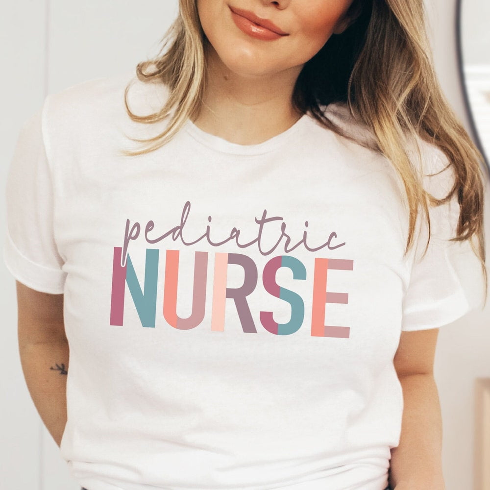 Hot Trending Pediatric Nurse Shirt for Work, Peds Rn Shirt Childrens ...