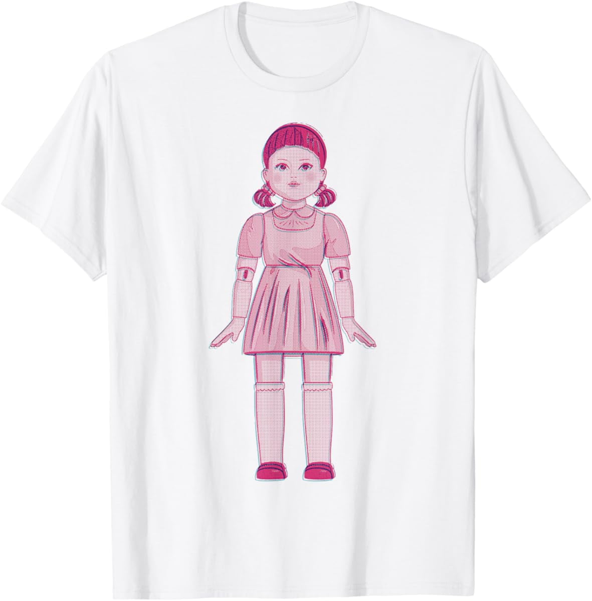 Hot Trending Pink Doll Outline T-Shirt Vintage Birthday Gifts - Walmart.com