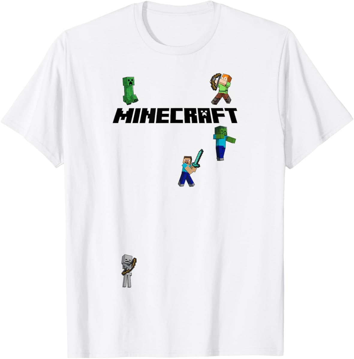 Hot Trending Pixel Art Overworld Group Character Logo T-Shirt Vintage ...