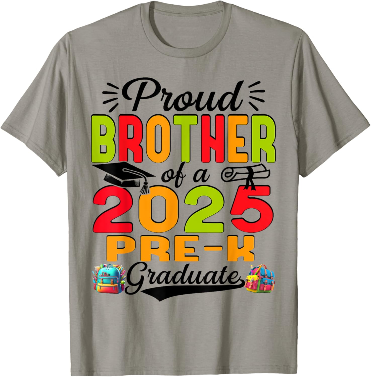 Hot Trending Proud Brother Of 2025 Pre-K Graduate Father'S Day ...