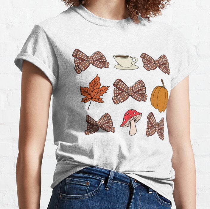 Hot Trending Pumpkin Hay Rides Gift Fall Shirt, Falling Leaves Tee ...