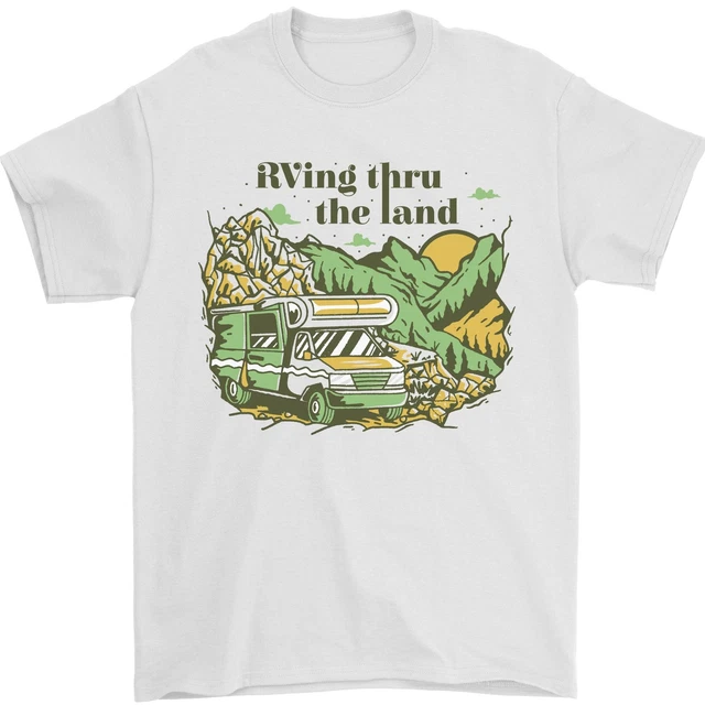 Hot Trending RVing Thru the Land RV Motorhome Camping T-Shirt Design ...