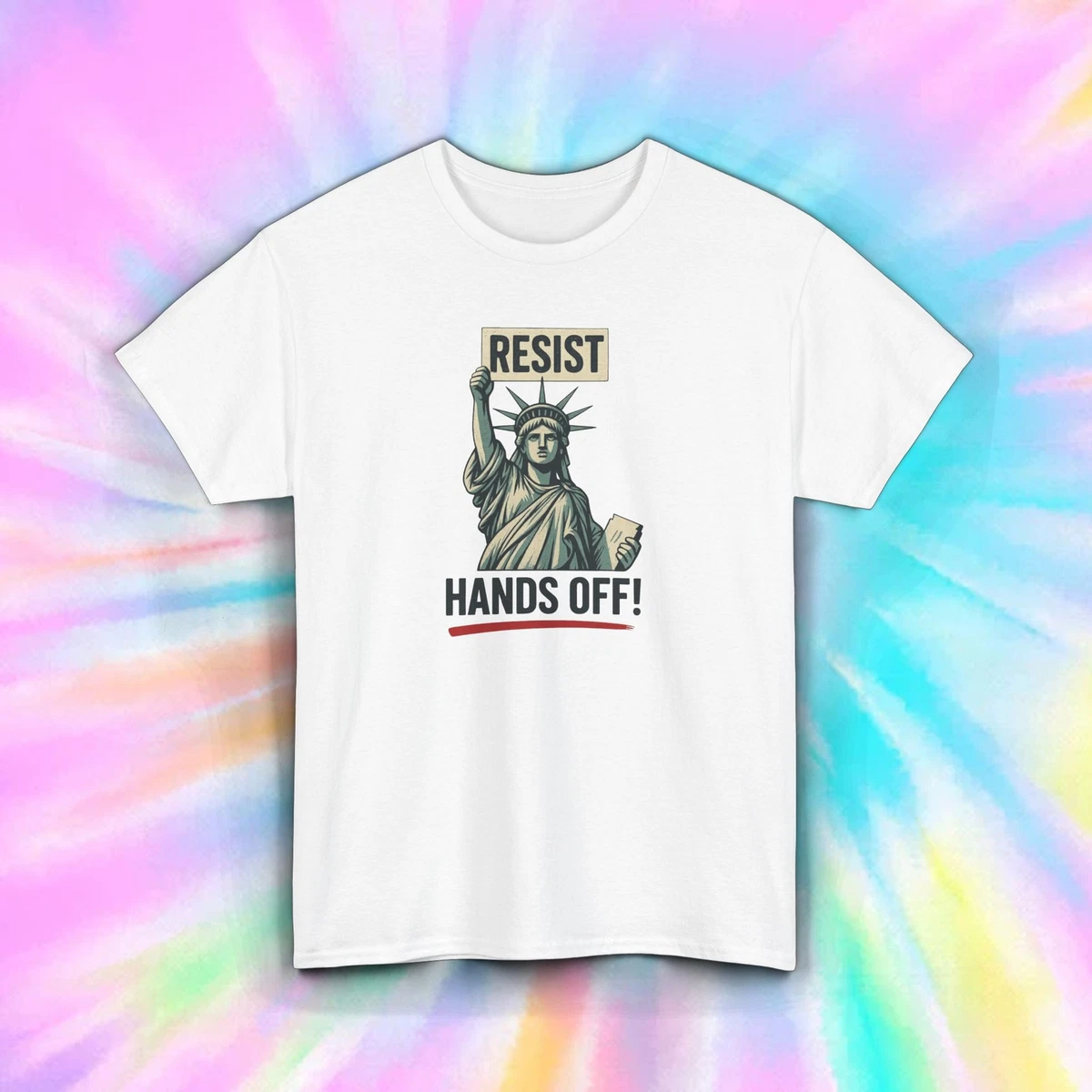 Hot Trending Resist Hands Off Shirt Statue of Liberty Protest Freedom ...