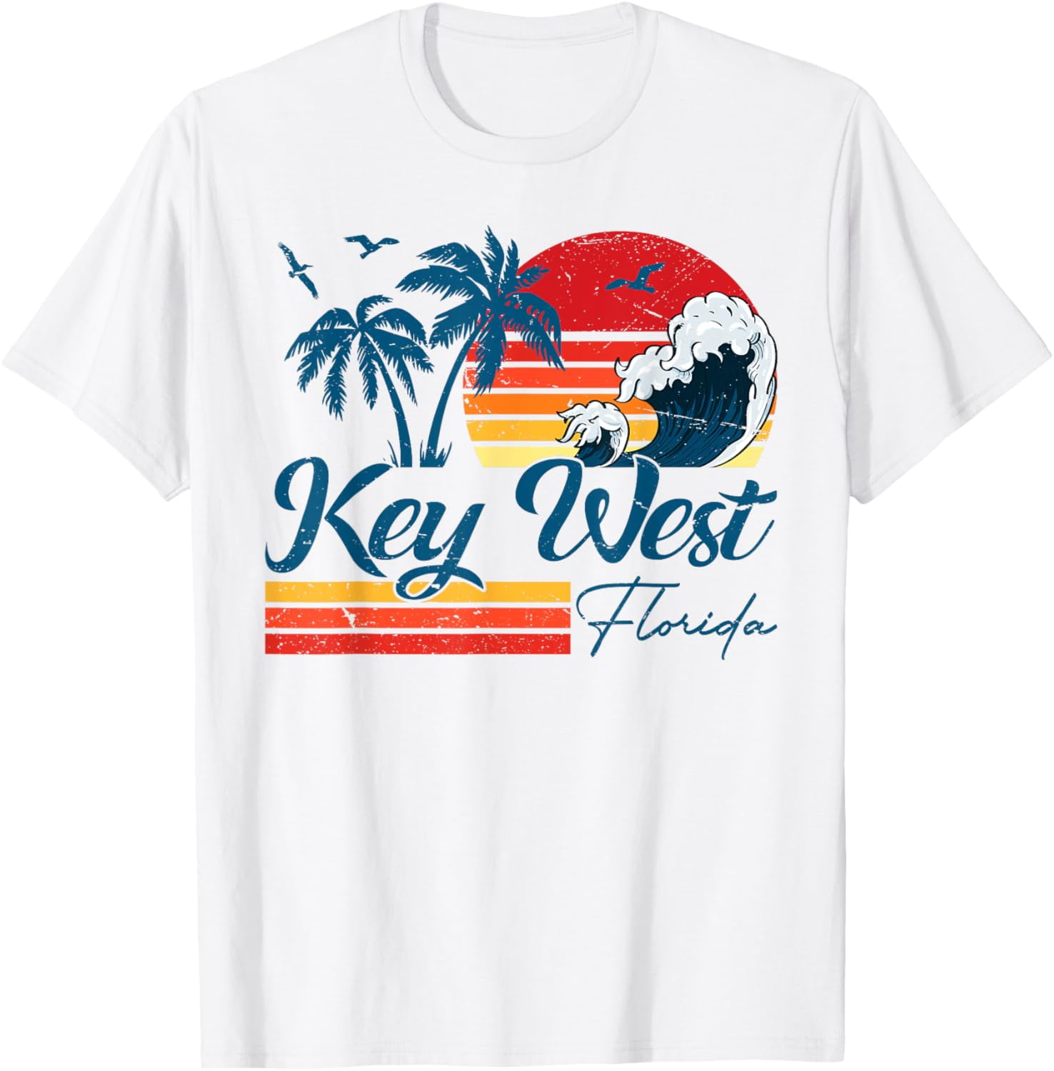 Hot Trending Retro Key West Florida Tropical Beach Vibes Summer ...