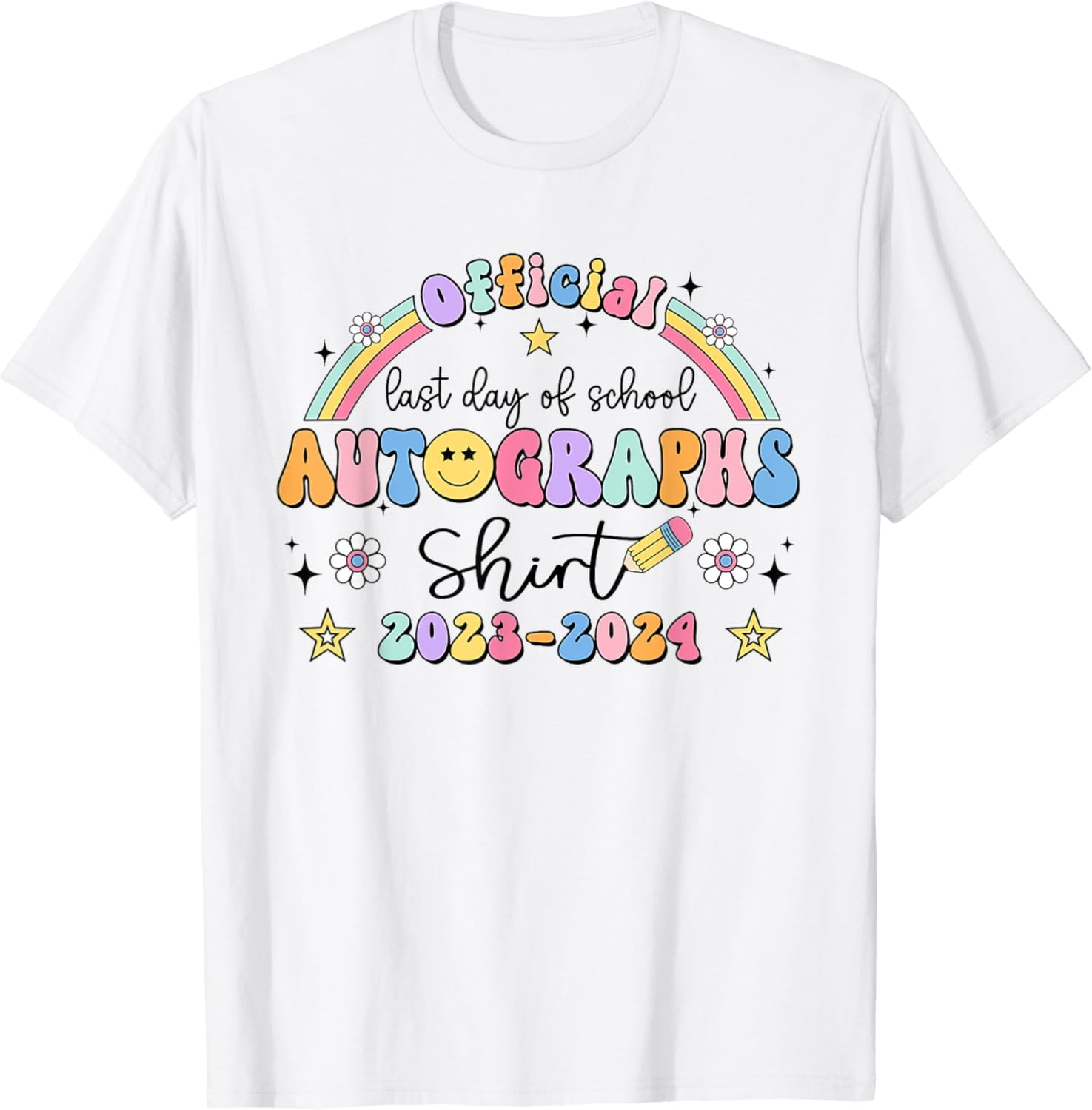 Hot Trending Retro Last Day Of School Autograph Graduation Vintage ...