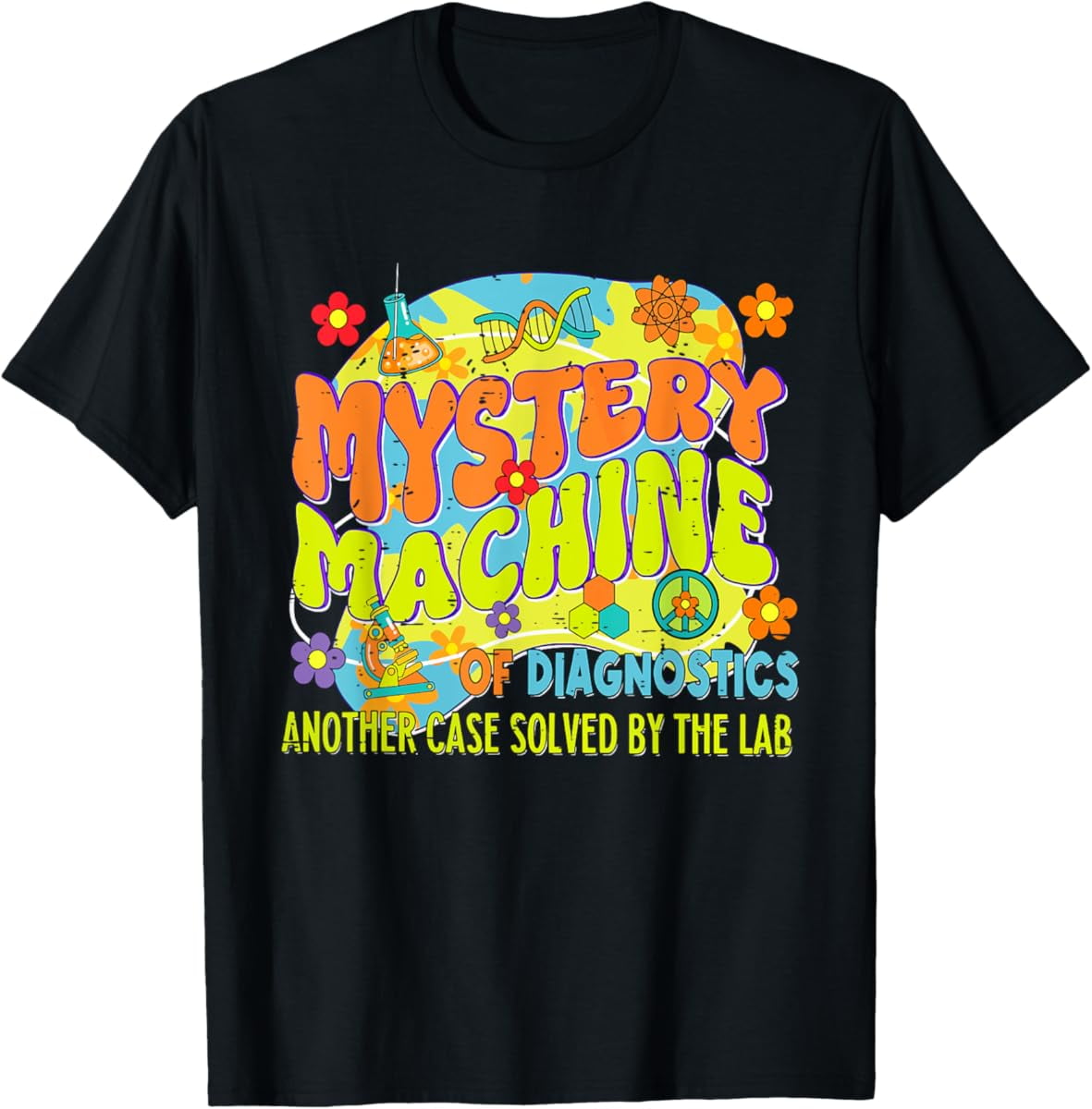 Hot Trending Retro Mystery Machine Of Diagnostics Funny Lab Week 2025 T ...