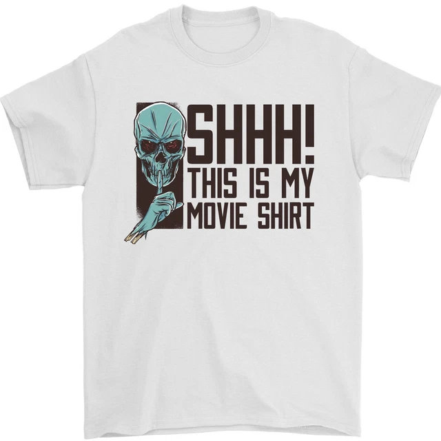 Hot Trending SHHH This Is My Movie T-Shirt Horror T-Shirt Design ...