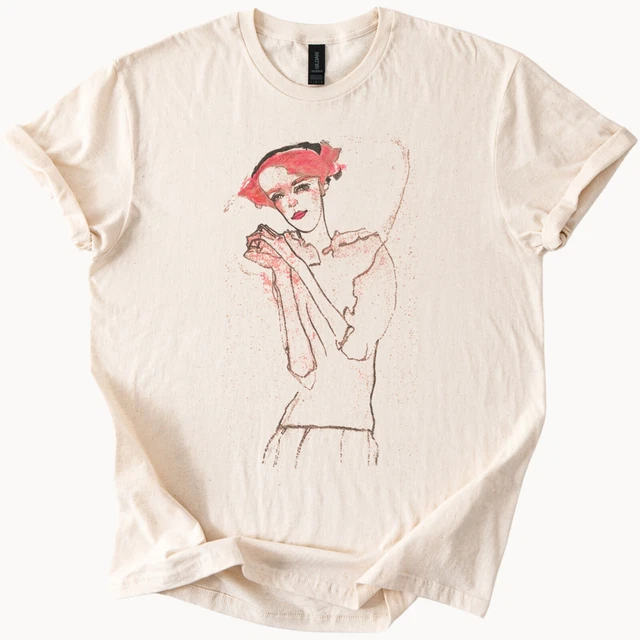 Hot Trending Schiele Art Tee Expressionist Graphic T Shirt Modern ...