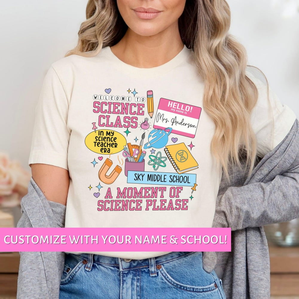 Hot Trending Science Teacher Shirt In My Science Teacher Era Funny ...