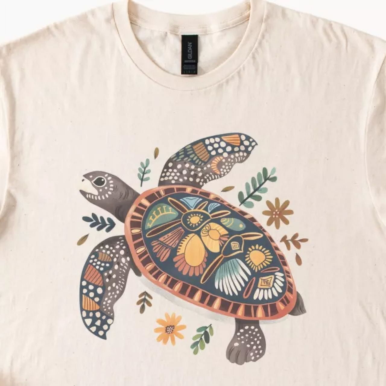 Hot Trending Sea Turtle Shirt Graphic T Shirt Boho Floral Ocean Tee ...
