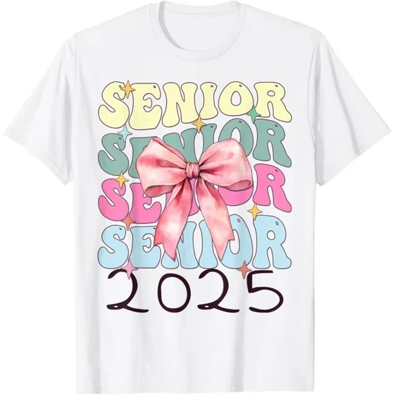 Hot Trending Senior 2025 Coquette Bow Teacher Last Day of School Design Preview Only - Walmart.com
