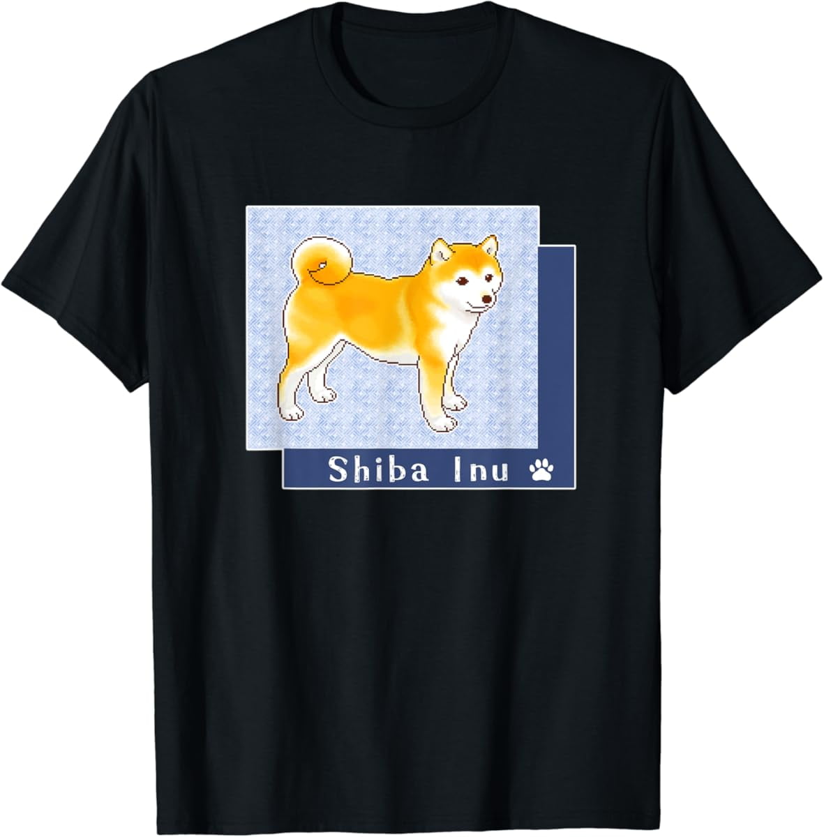 Hot Trending Shiba Inu Pixel Art for Shiba Inu Lovers T-Shirt Vintage ...