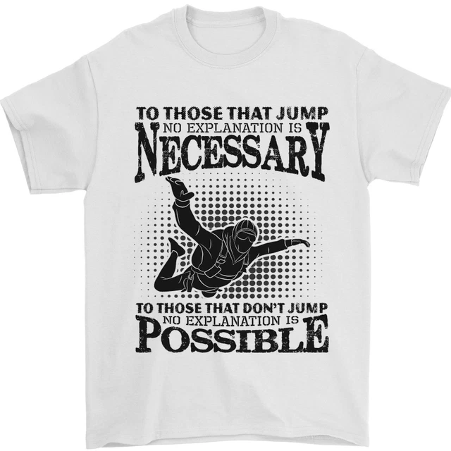 Hot Trending Skydiving No Explanation Freefall Funny T-Shirt Design ...