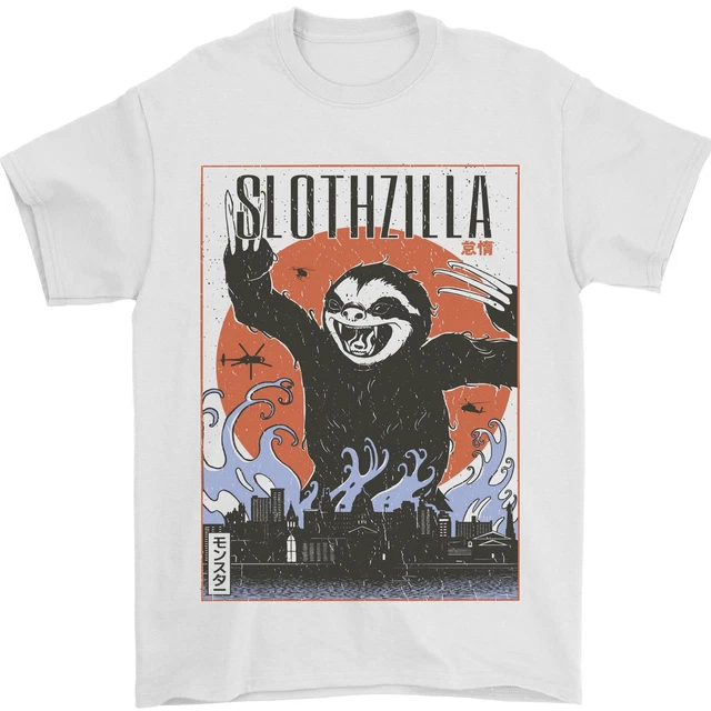 Hot Trending Slothzilla Funny Sloth T-Shirt Design Preview Only ...