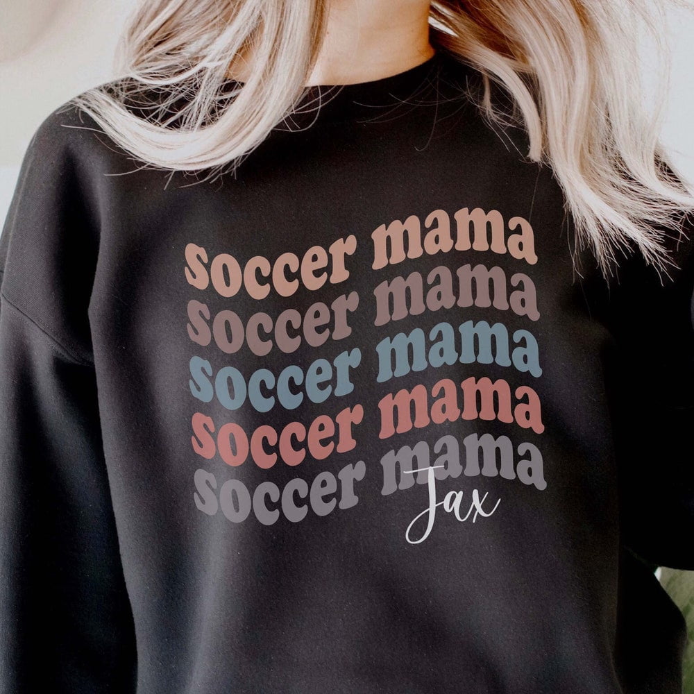 Hot Trending With Soccer Mom Sweatshirt, Soccer Mom Gift, Soccer Mom ...