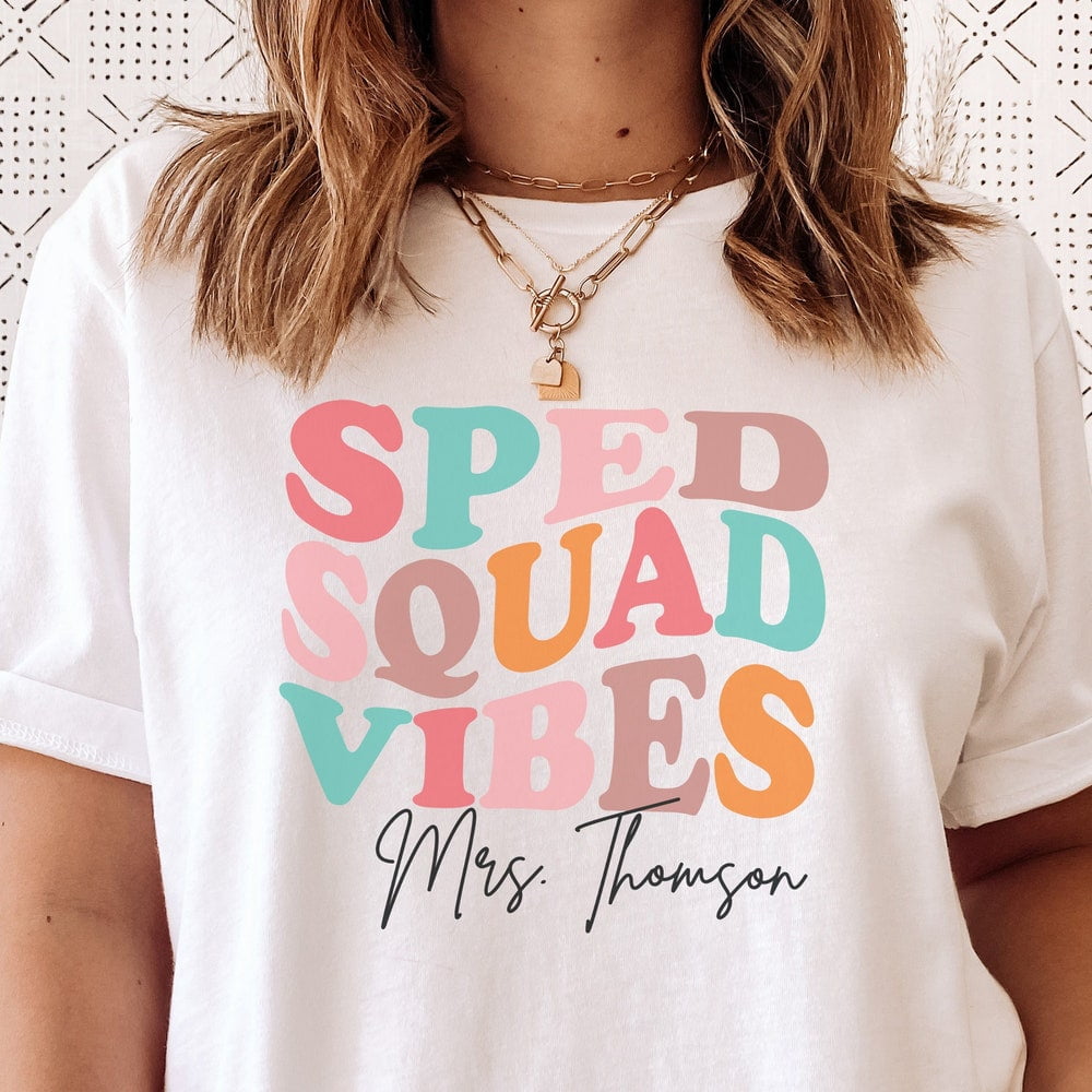 Hot Trending Special Education Teacher Shirt Sped Teacher Shirt Special ...