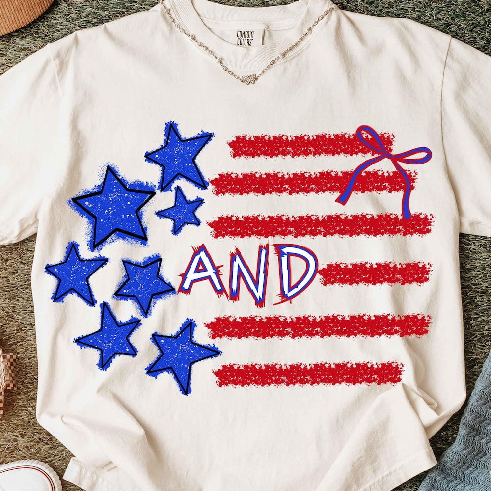 Hot Trending Stars And Stripes Splatter Shirt, Independence Day Shirt ...