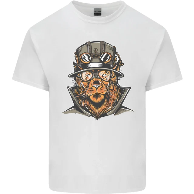 Hot Trending Steampunk Lion T-Shirt Design Preview Only - Walmart.com