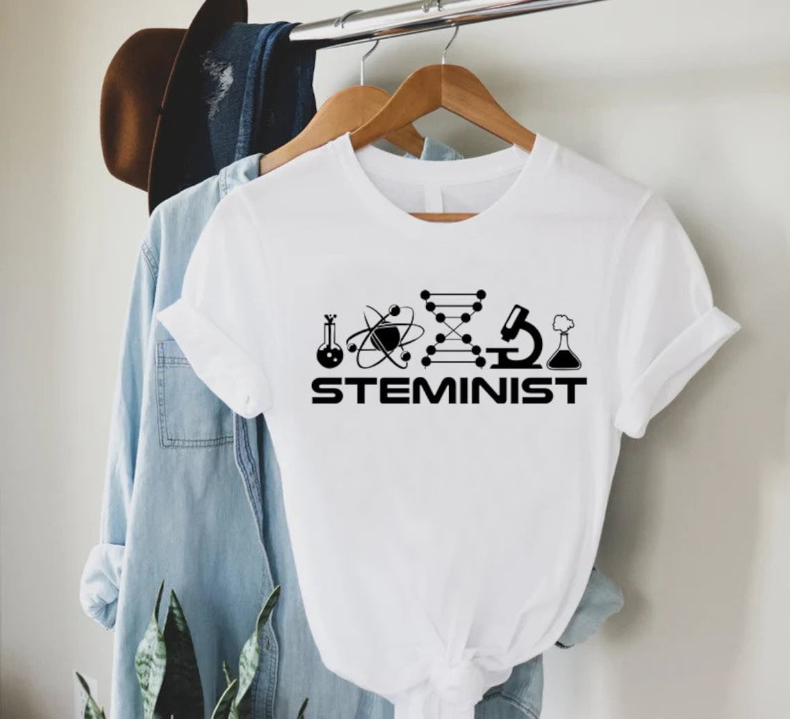 Hot Trending Steminist Tee, Women In Stem, Stem Woman T-Shirt, Stem ...