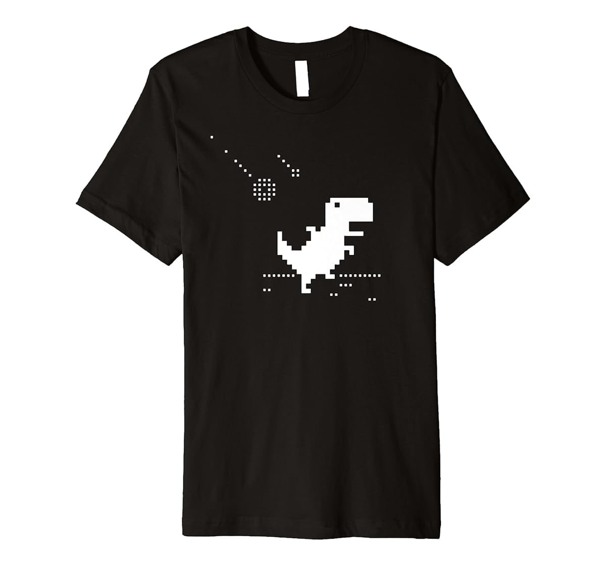 Hot Trending T-Rex Pixel Art T-Shirt Geek Offline Meteorite Nerd Vintage Tee -Birthday Gifts ...