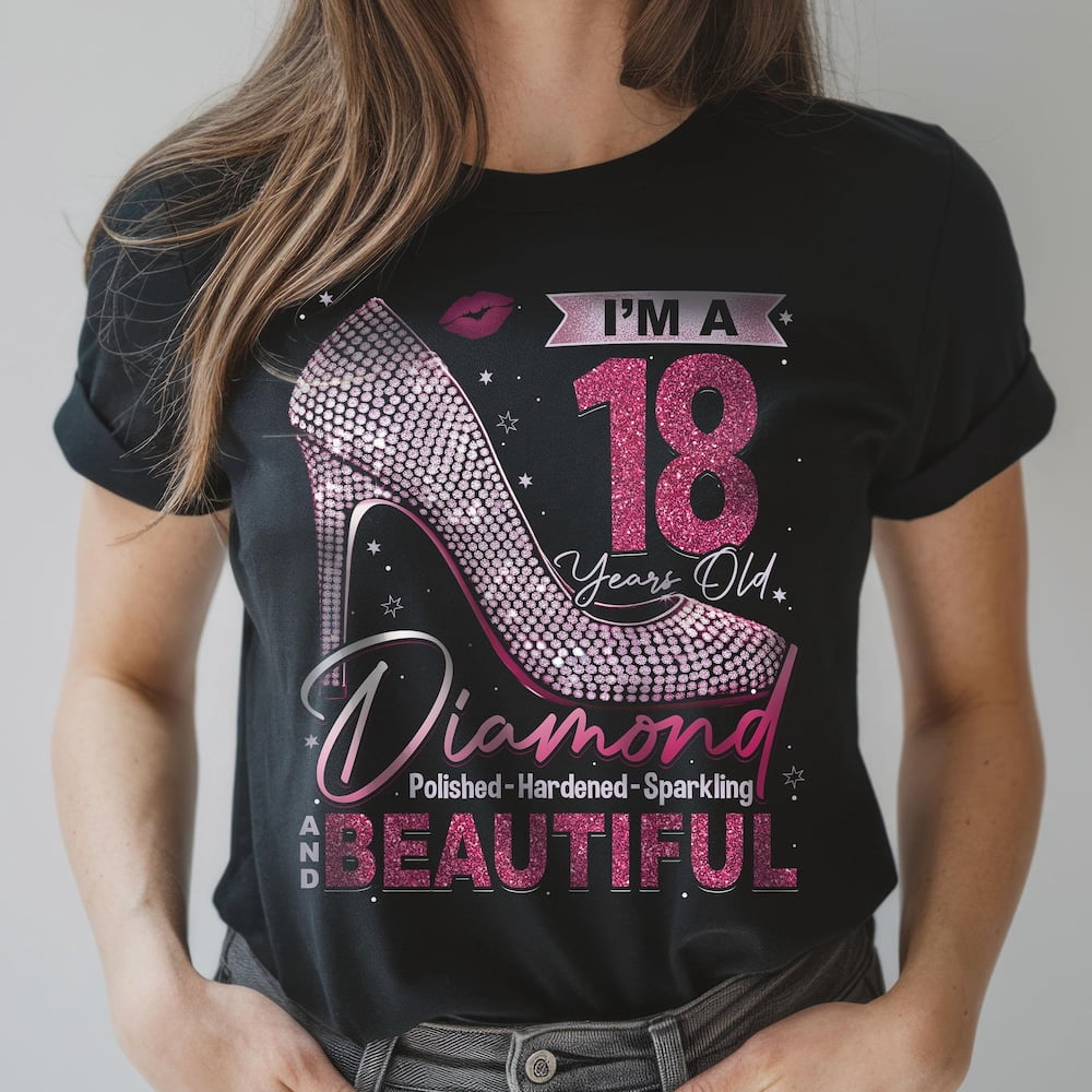 Hot Trending T-Shirt With 18Th Birthday Shirt, 18Th Birthday Shirt, 18Th Birthday Shirt For Her ...