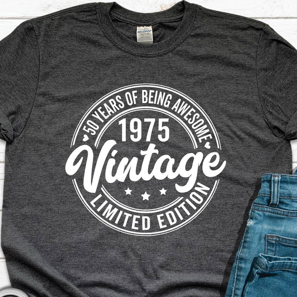 Hot Trending T-Shirt With 1975 Vintage Shirt, Vintage 1975 Limited ...