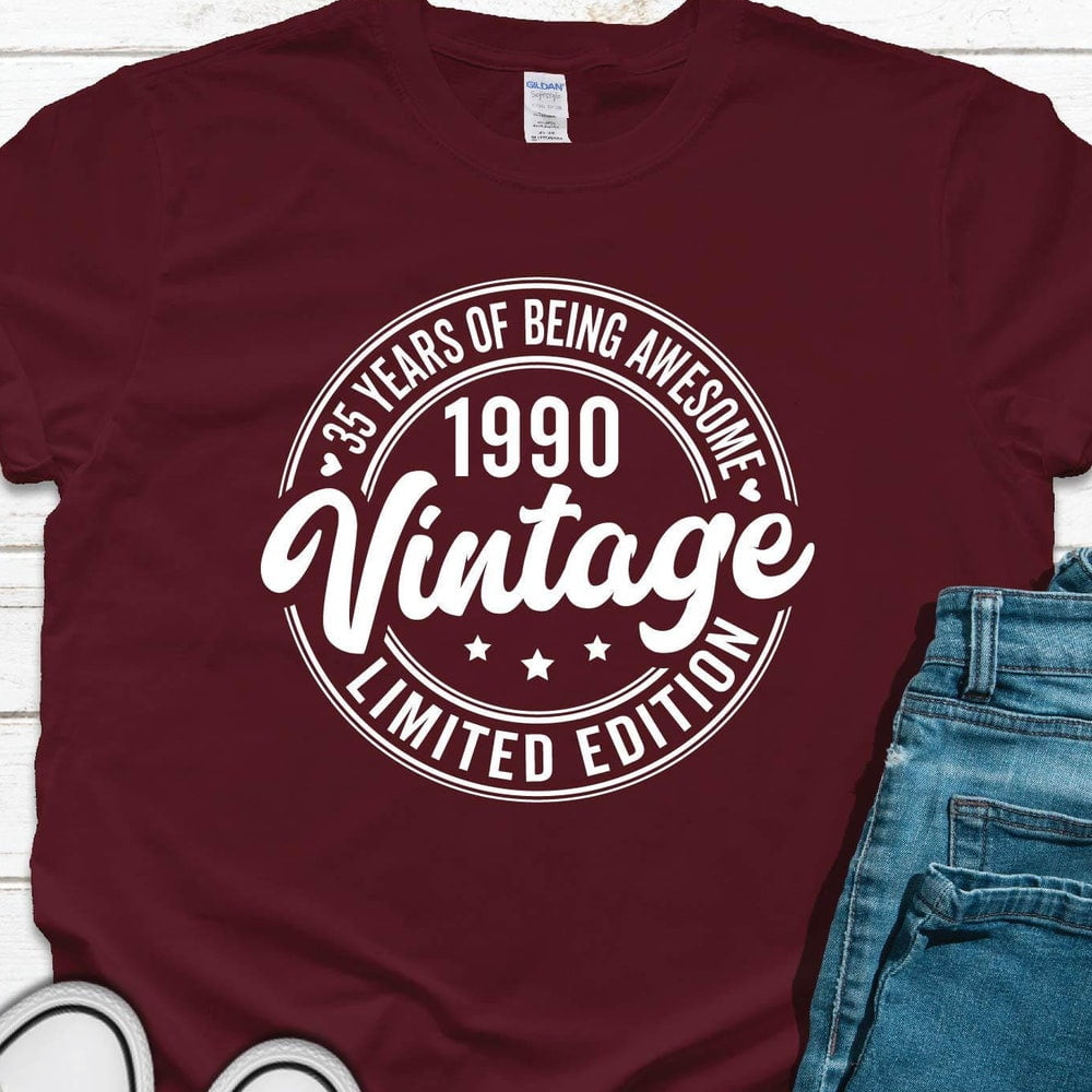 Hot Trending T-Shirt With 1990 Vintage Shirt, Vintage 1990 Limited ...