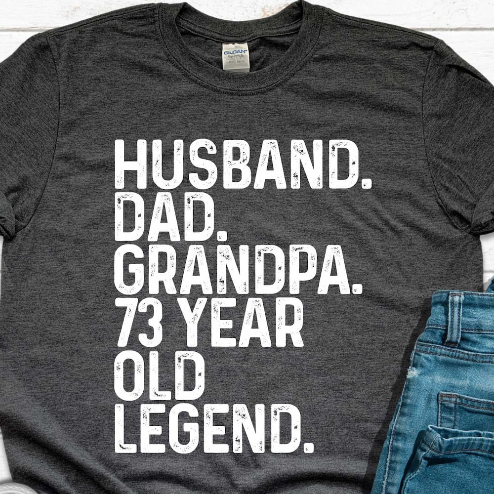 Hot Trending T-Shirt With 73Rd Birthday Gift For Men | Vintage Retro ...