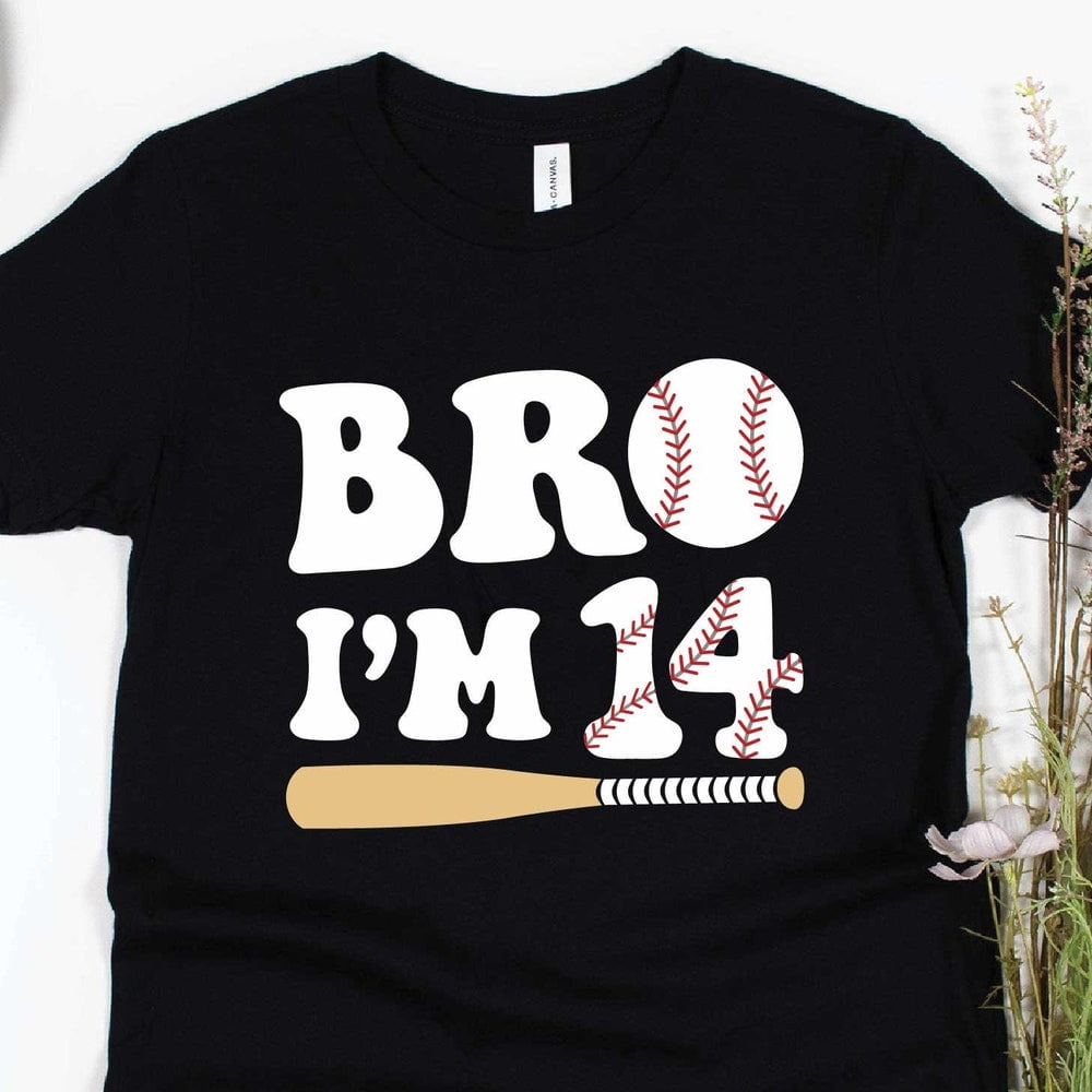 Hot Trending T-Shirt With Bro I'M 14 Shirt | Fourteenth Birthday Shirt ...