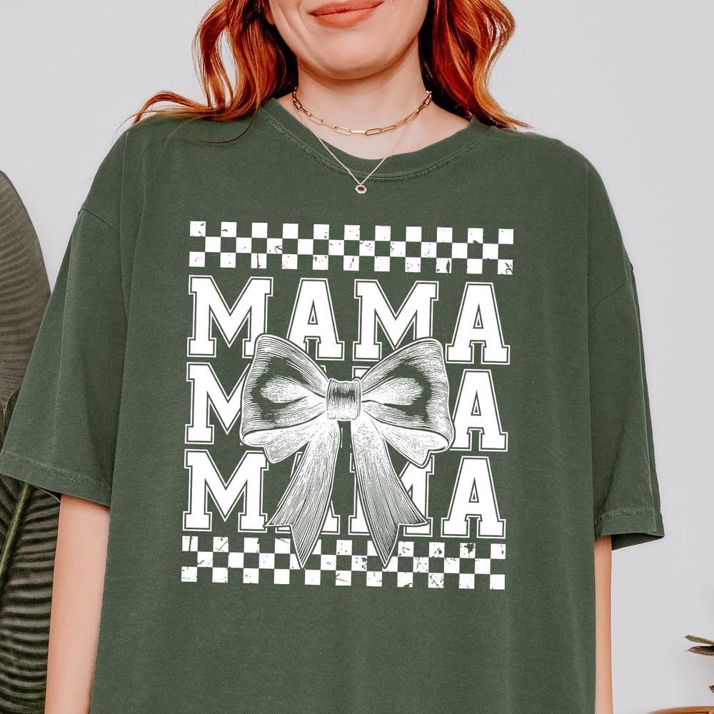 Hot Trending T-Shirt With Coquette Mama, Coquette Bow For Mom, Mothers ...