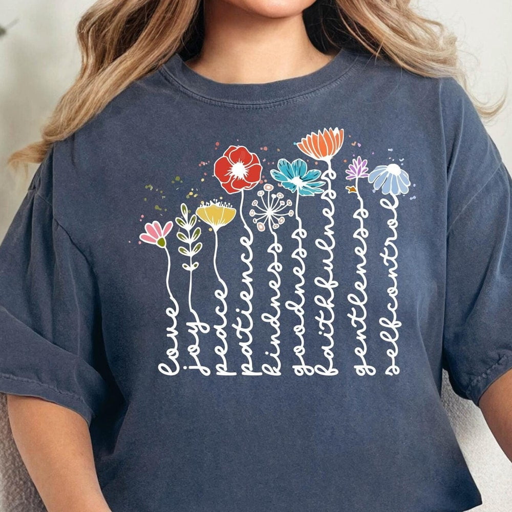 Hot Trending T-Shirt With The Fruit Of The Spirit Christians,Bible Verse,Preppy Christian Women ...