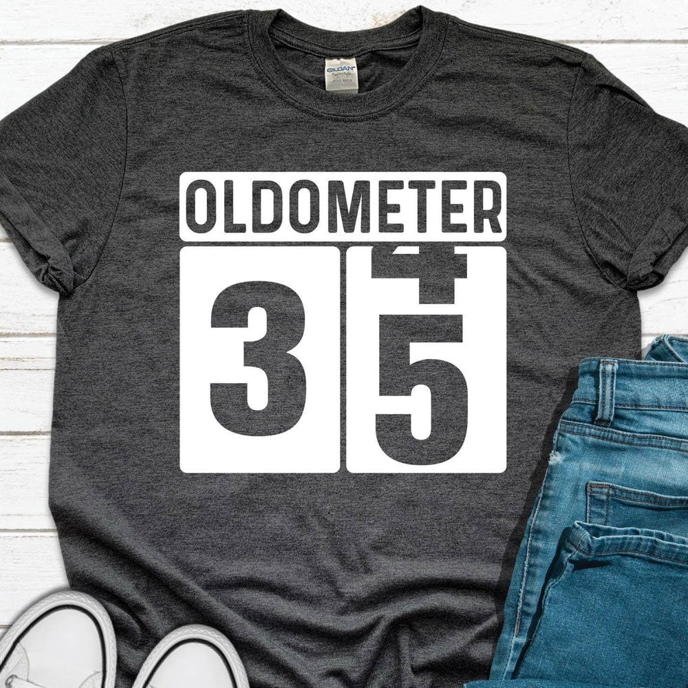 Hot Trending T-Shirt With Oldometer 35 T-Shirt, Unisex Funny 35 Af Mens ...