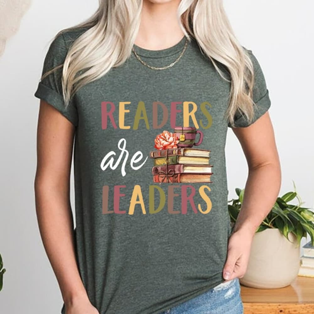 Hot Trending T-Shirt With Reading Teacher Shirt, Readers Gift For Birthday Tee, Bookish Shirt ...