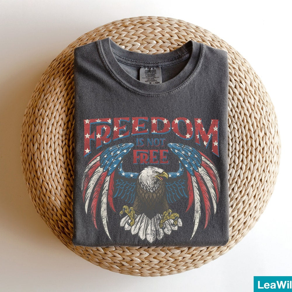 Hot Trending T-Shirt With Retro 4Th Of July, Red White And Blue ...