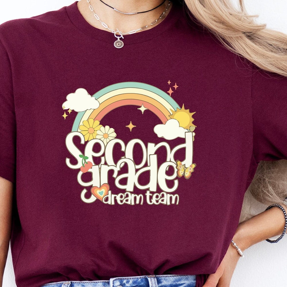 Hot Trending T-Shirt With Second Grade Dream Team, 2Nd Grade Teacher ...