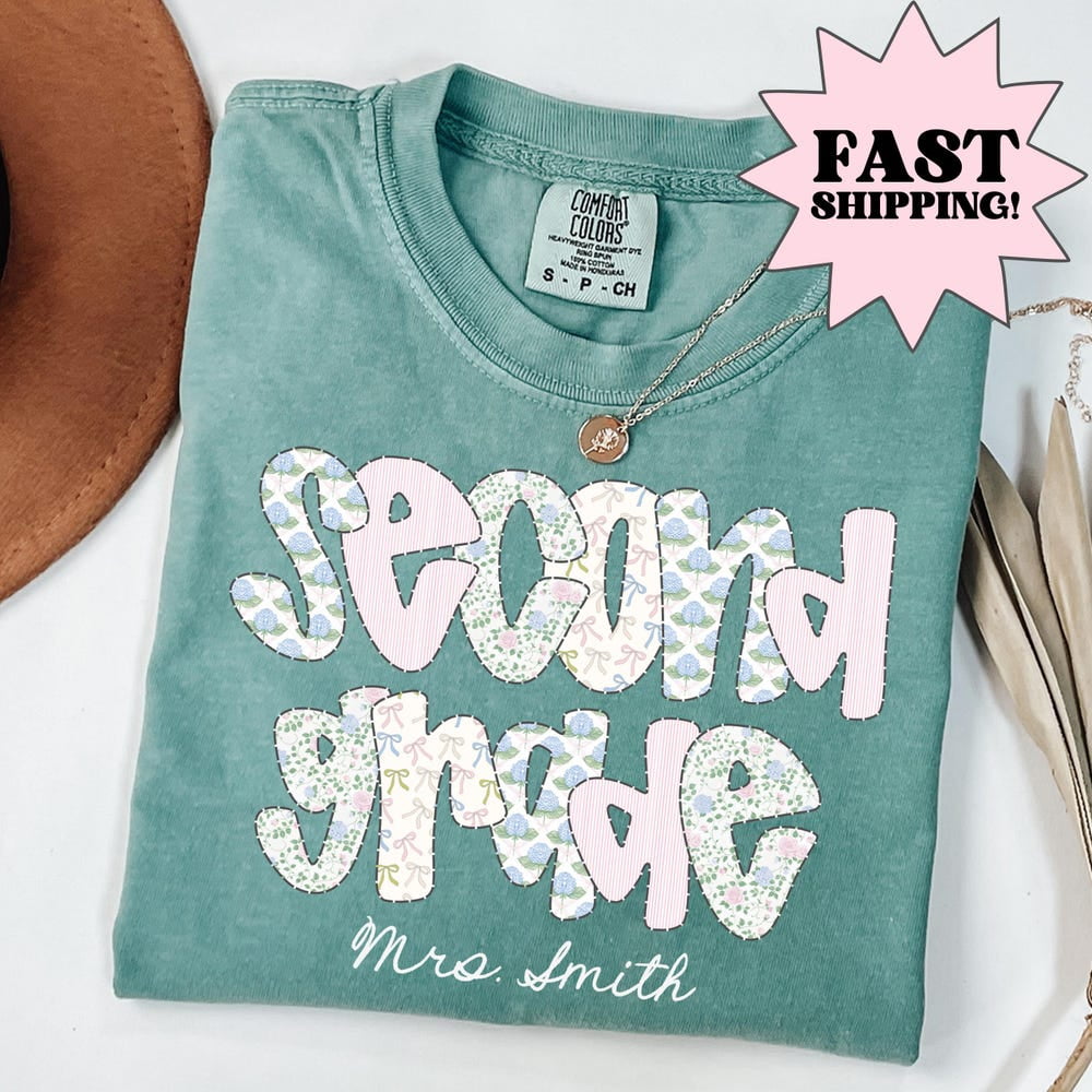 Hot Trending T-Shirt With Teacher, Kindergarten Teacher, First Grade ...