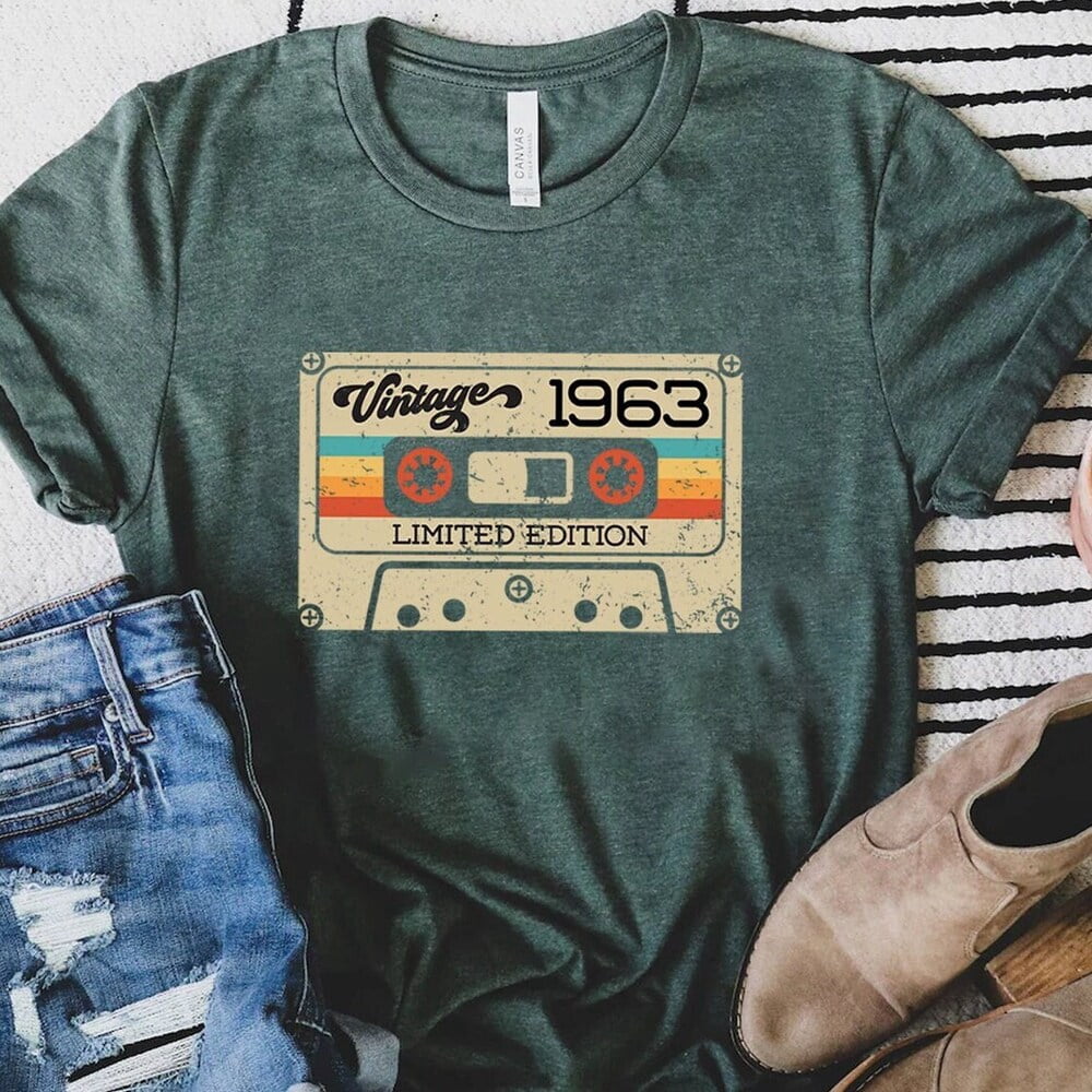 Hot Trending T-Shirt With Vintage 1963 Limited Edition Cassette Shirt ...