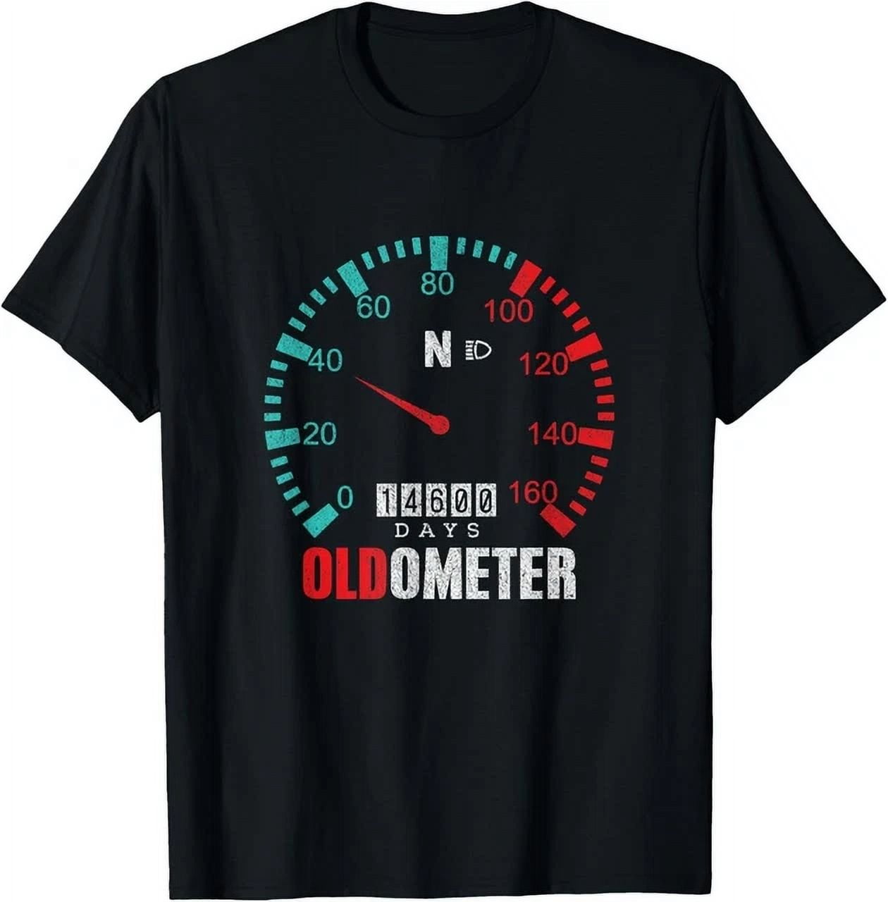 Hot Trending T-Shirt With 40Th Birthday 14600 Days Oldometer 40 Years ...